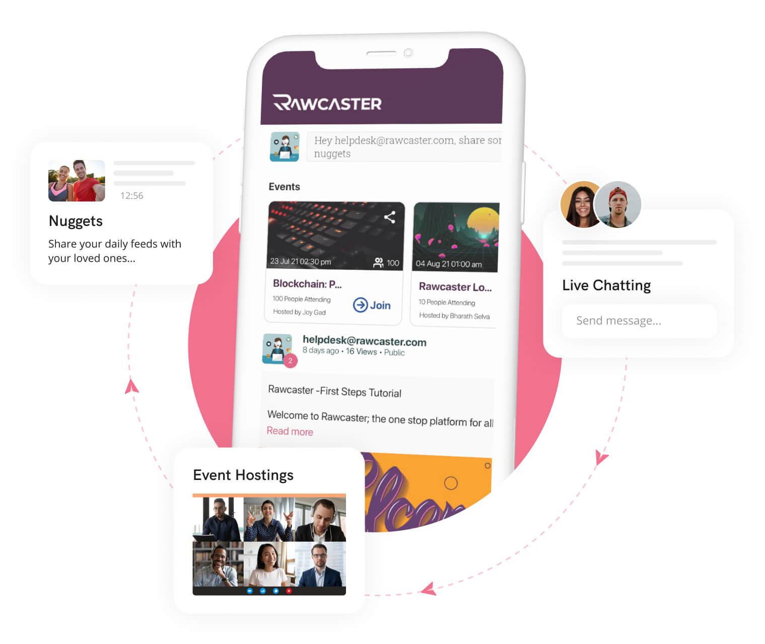 Rawcaster | Connect, share, and express yourself